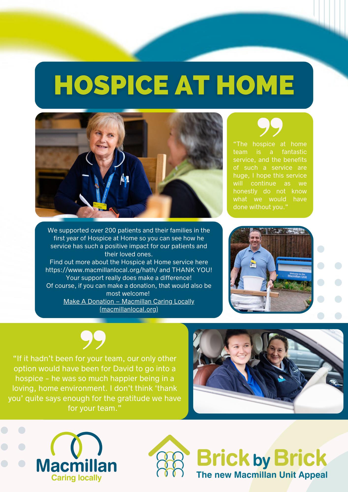 Summer Appeal – Macmillan Caring Locally